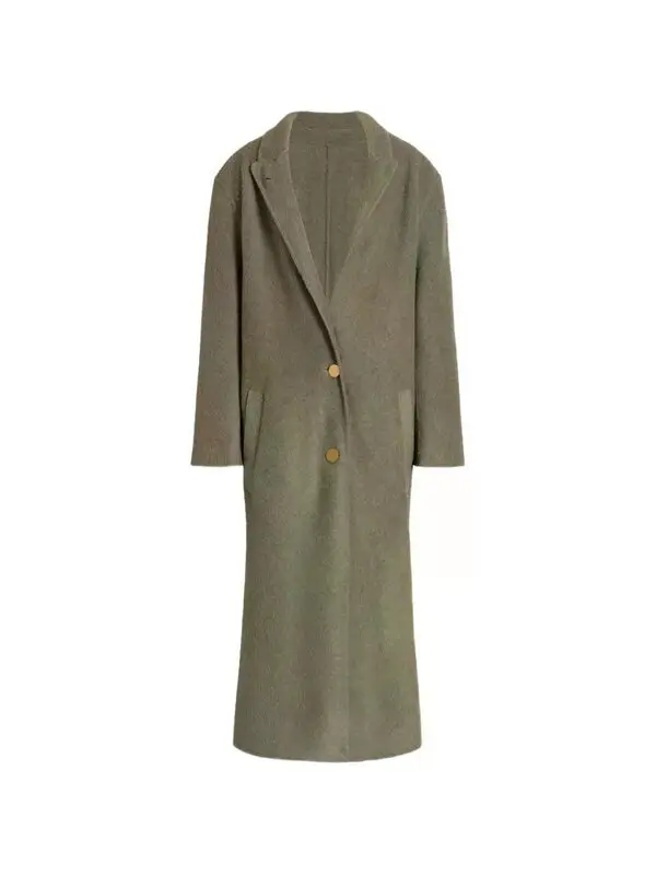 Alberta Ferretti Single-breasted Wool Coat