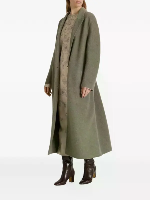 Alberta Ferretti Single-breasted Wool Coat
