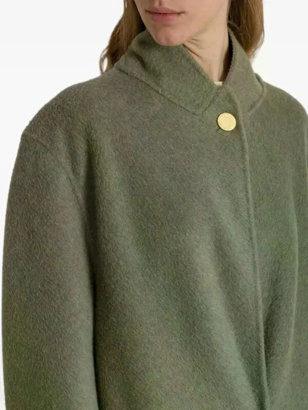 Alberta Ferretti Single-breasted Wool Coat