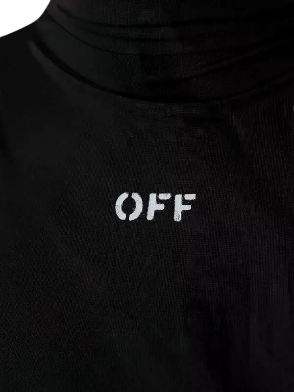 Off-White Logo-print High-neck T-shirt