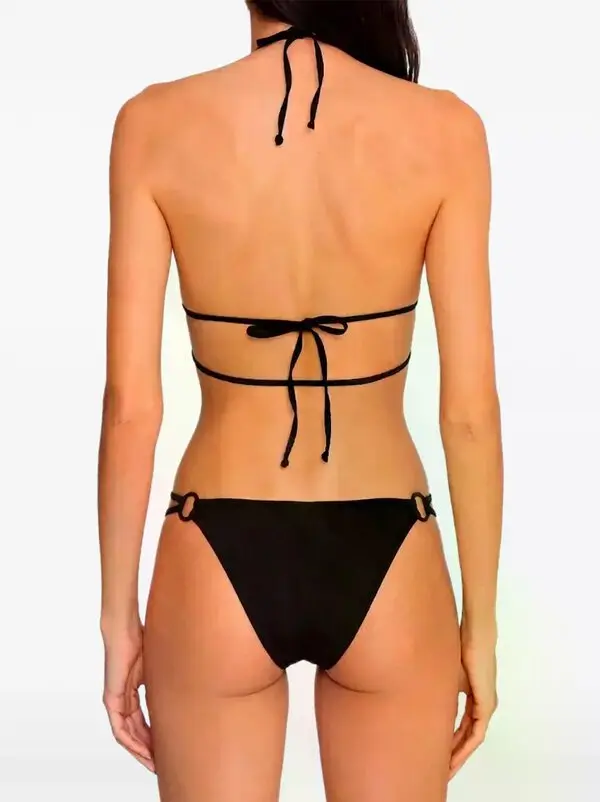AMIR SLAMA Ring-detail Halterneck Swimsuit
