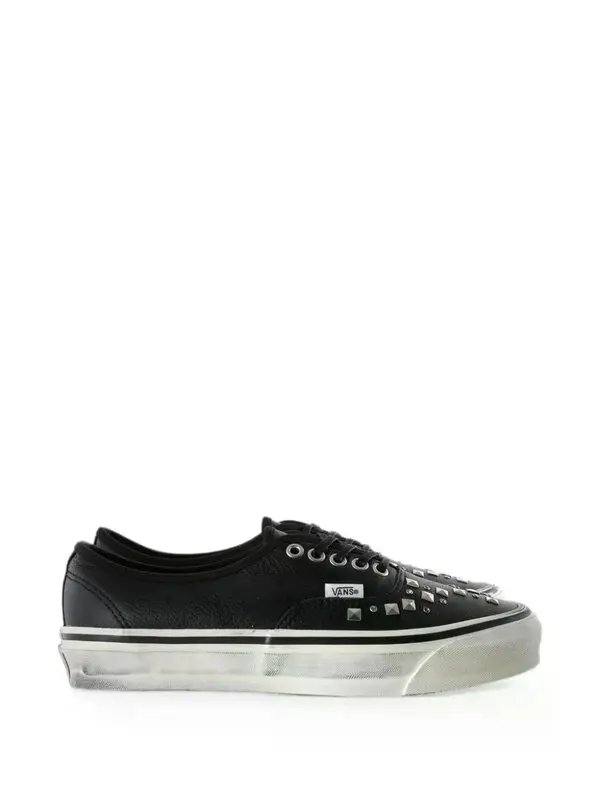 VANS Stud-embellished Leather Sneakers - Black