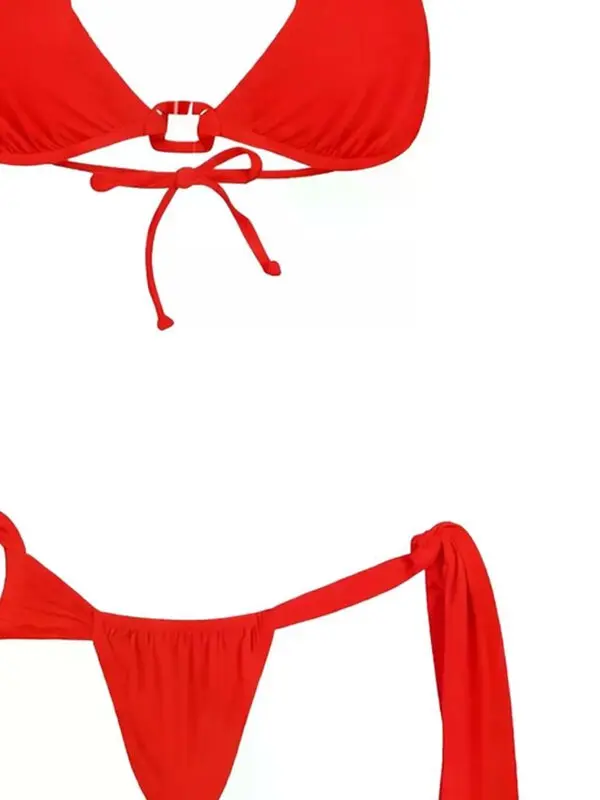 AMIR SLAMA Halter-neck Bow-detail Bikini