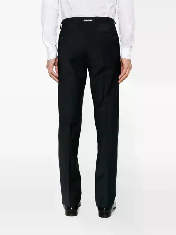 Karl Lagerfeld Pressed-crease Tailored Trousers