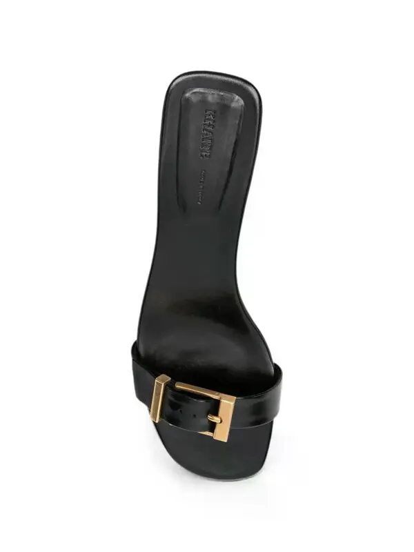 Khaite Manhattan Buckle-detail Wedge Sandals