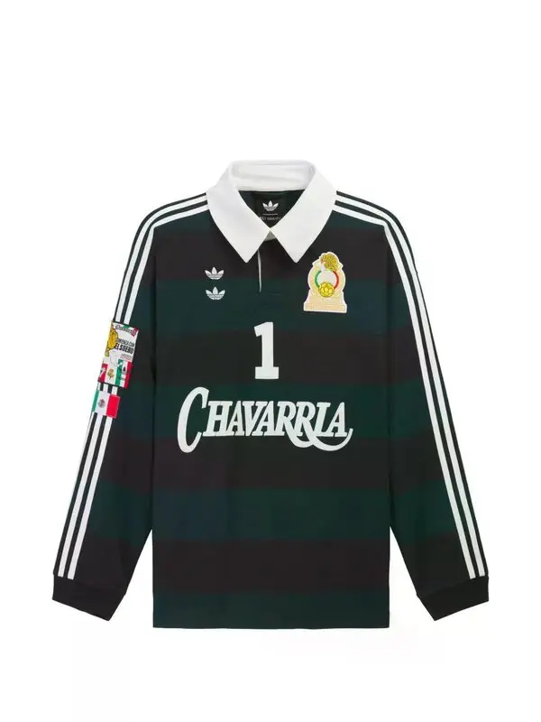WILLY CHAVARRIA X Adidas Portero Rugby Polo Shirt - Black