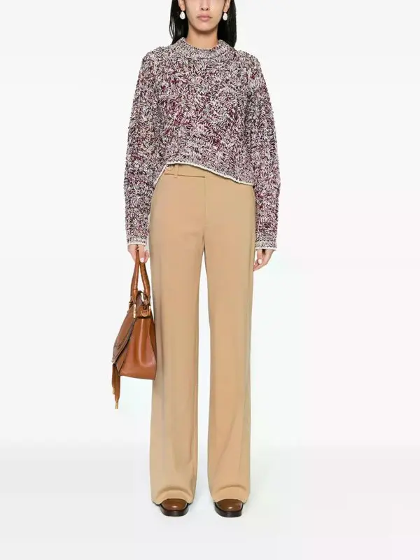 Chloé Wide-leg Tailored Trousers - Neutrals
