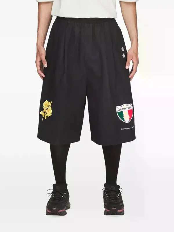WILLY CHAVARRIA X Adidas Logo-patch Twill Shorts
