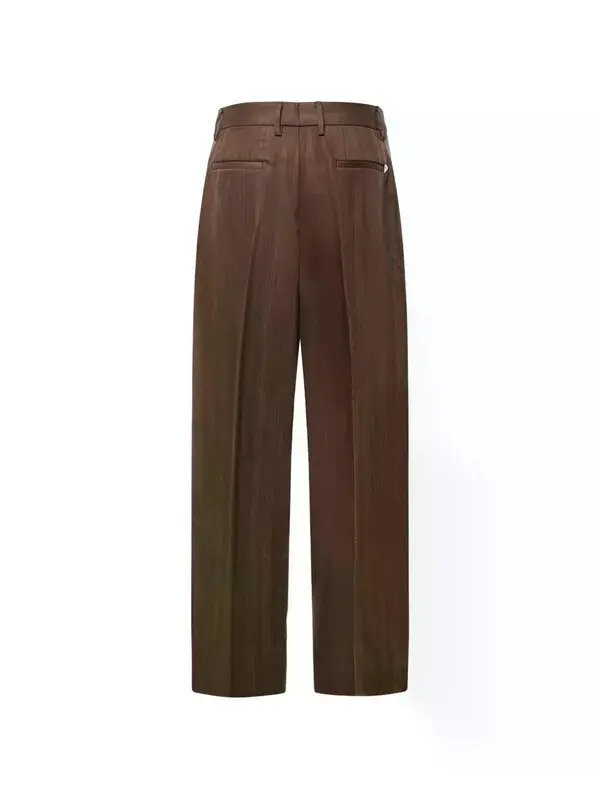 DONDUP Herringbone Pleated Trousers