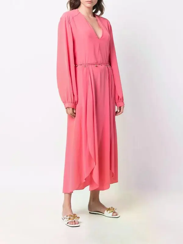 Stella McCartney Organic Silk Belted Dress