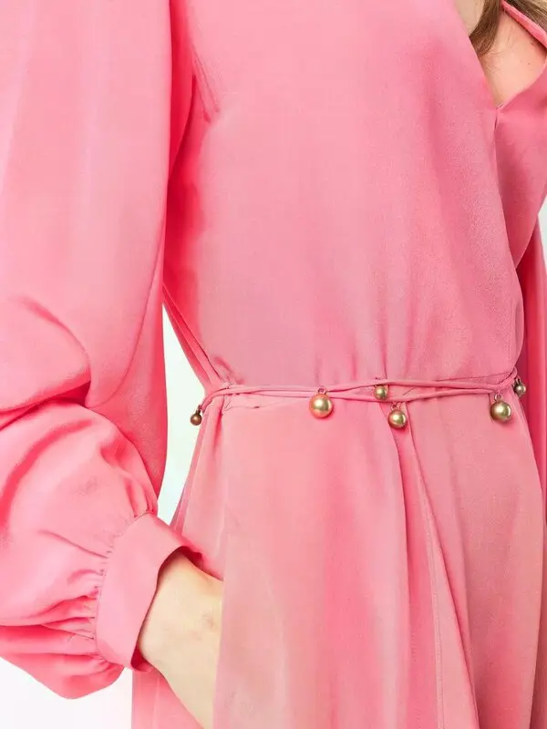 Stella McCartney Organic Silk Belted Dress