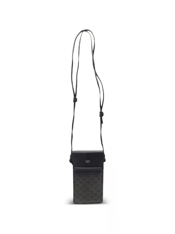 Celine Triomphe Phone Pouch - Black