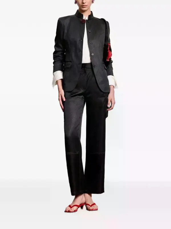 Shanghai Tang Satin Blazer