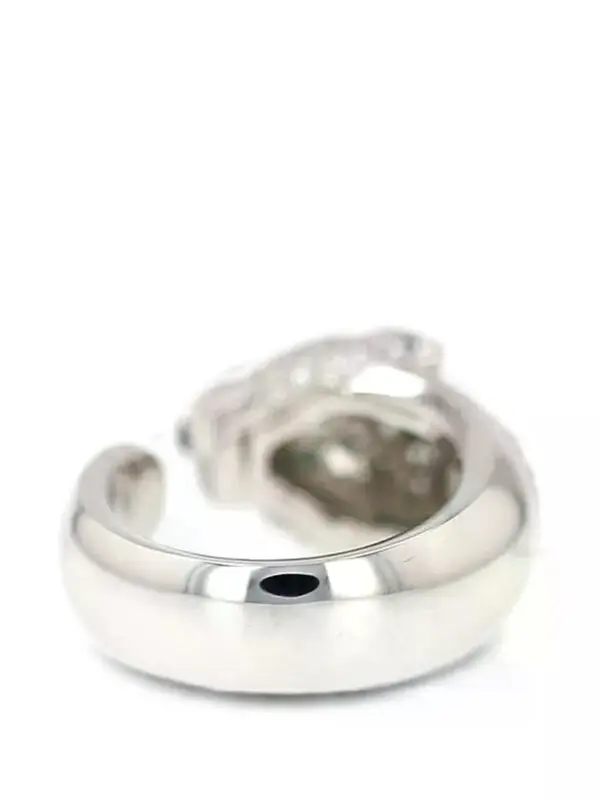 Cartier 2019 Panthère Diamond And Emerald Ring