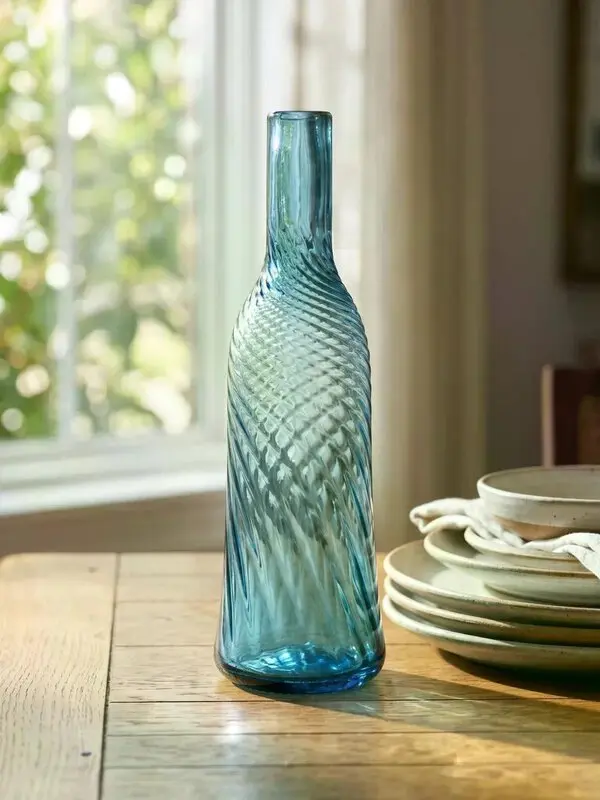 ENZO DE GASPERI Wave-pattern Bottle Vase
