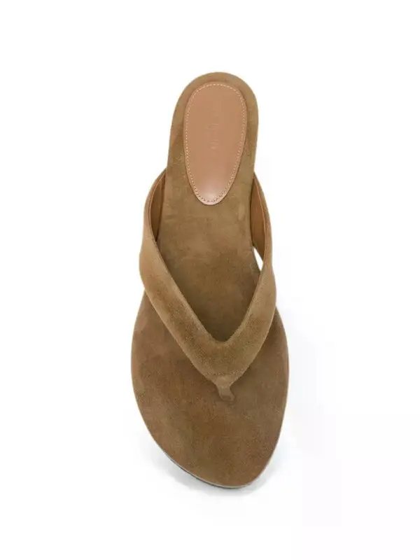 Le Monde Beryl Suede Thong Flat Sandals