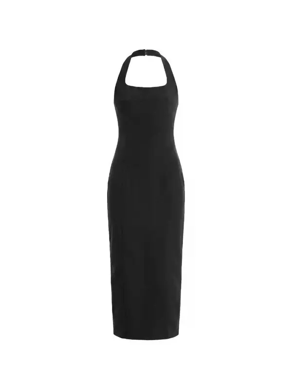 AXEL 113 Jennie Midi Dress - Black