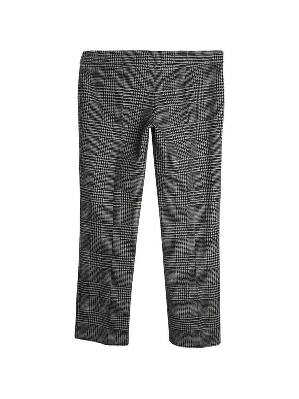 Alexander McQueen Houndstooth Wool Trousers