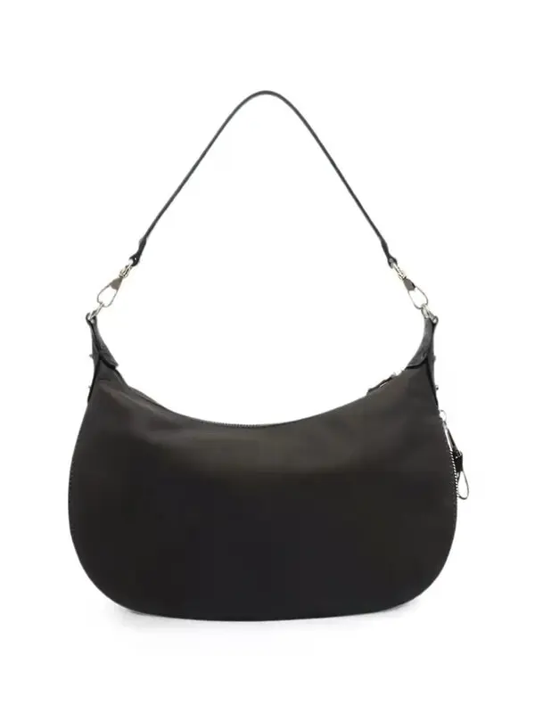 Liu Jo Medium Hobo Logo-detail Grained Shoulder Bag - Brown