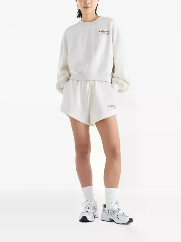 NEW BALANCE Trackside French Terry Sweatshirt - Neutrals