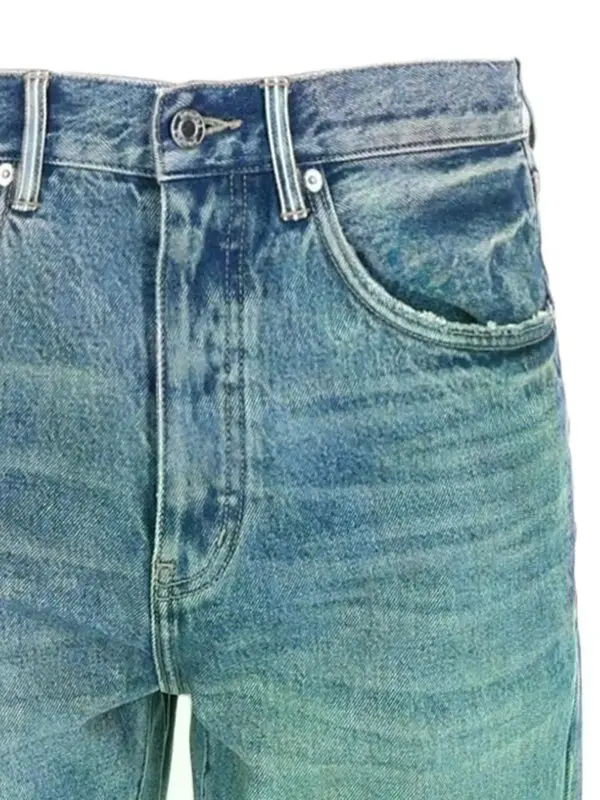 PURPLE BRAND Distressed Patchwork Jeans