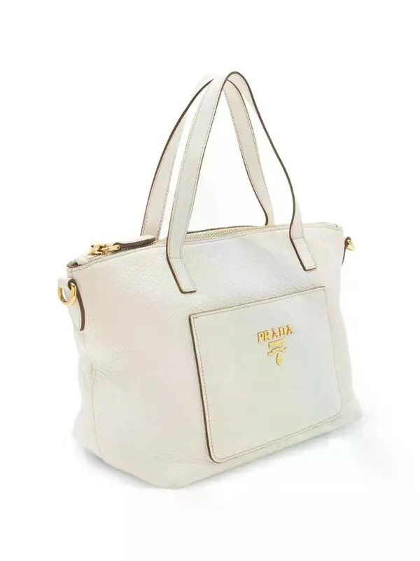 Prada Vitello Daino Pocket Tote Bag