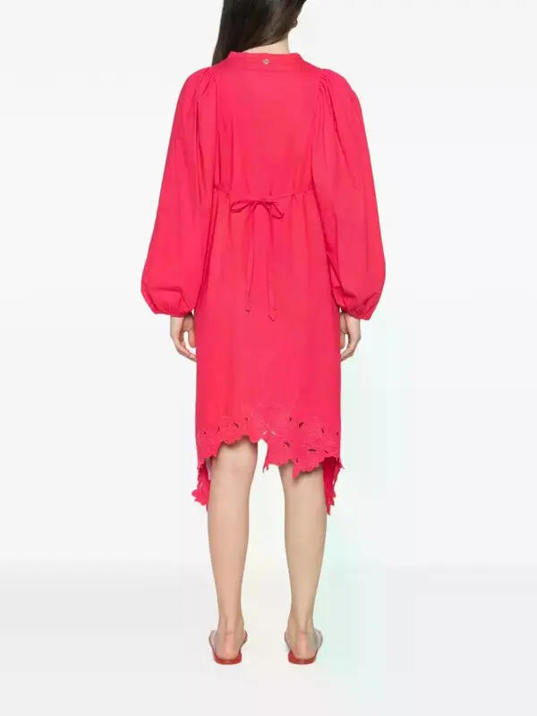 BLUGIRL Cut-out Floral Embroidered Midi Dress