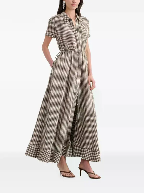 TOCCIN Maggie Linen Maxi Dress
