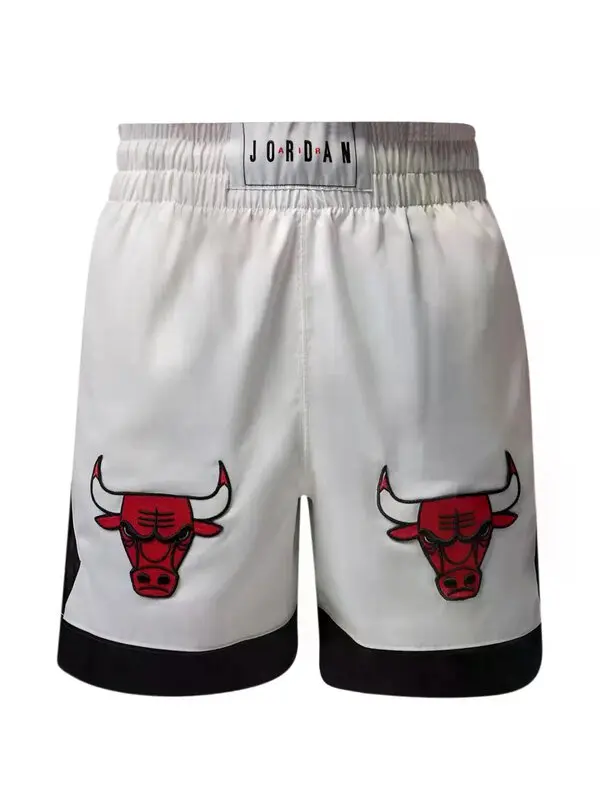 JORDAN Flight Bull-patch Muay Thai Shorts - White