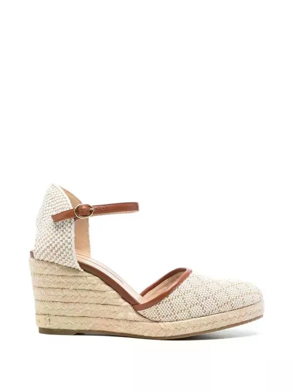 Manolo Blahnik Espadrahi Wedge Espadrilles - Neutrals