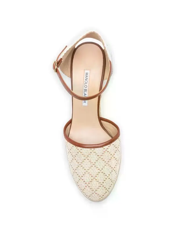 Manolo Blahnik Espadrahi Wedge Espadrilles