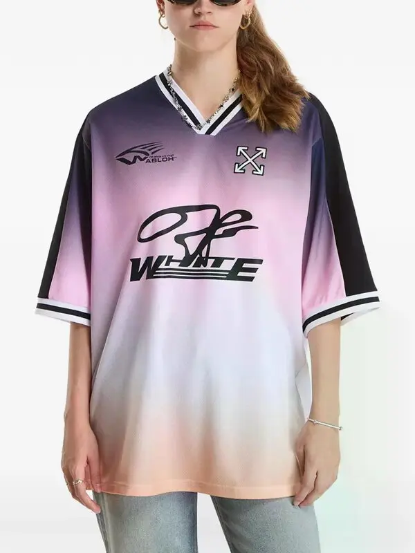 Off-White Degradé-effect Soccer T-shirt