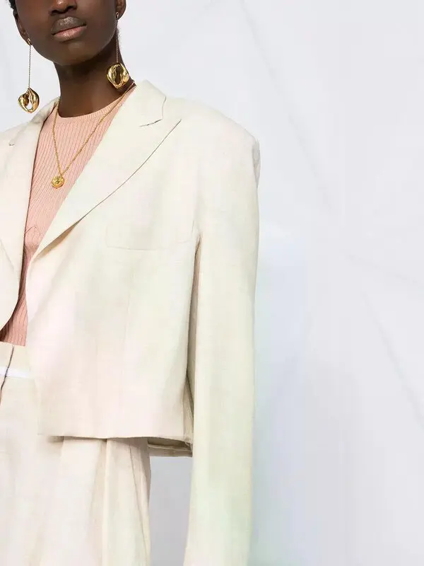 Stella McCartney Peak-lapel Cropped Jacket