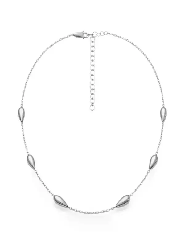 YOJ Eos Flow Teardrop-pendant Necklace - Silver
