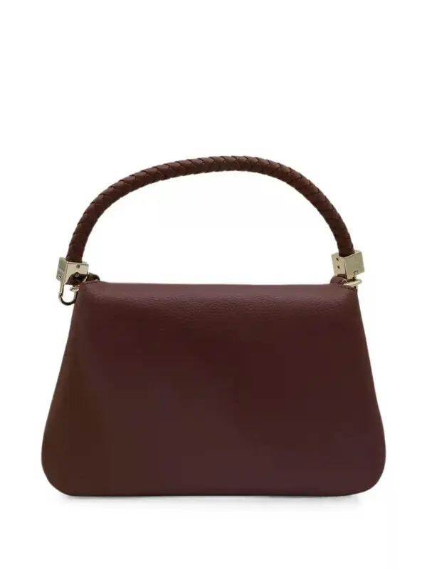 COCCINELLE Braided-handle Leather Shoulder Bag - Brown