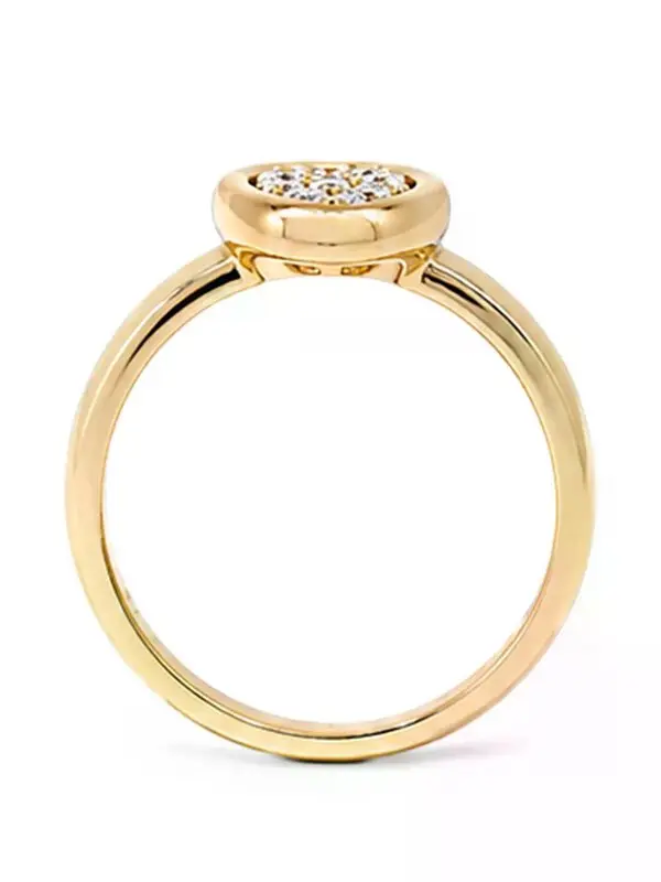 YOJ Loff Heart Crystal-embellished Rings