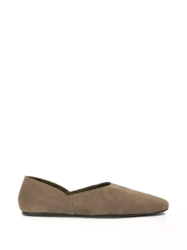 Khaite Jane Ballet Flats - Brown