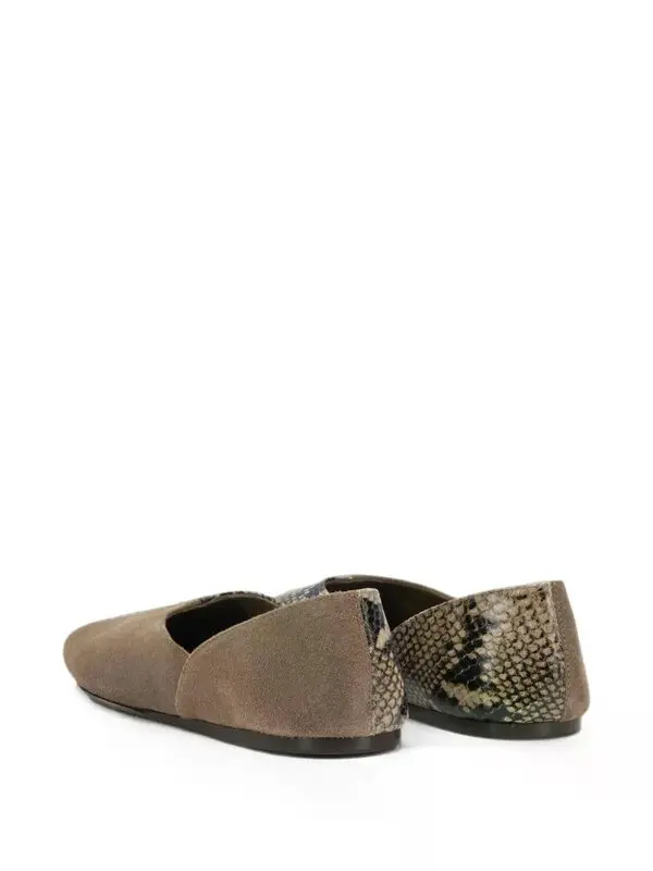 Khaite Jane Ballet Flats - Brown