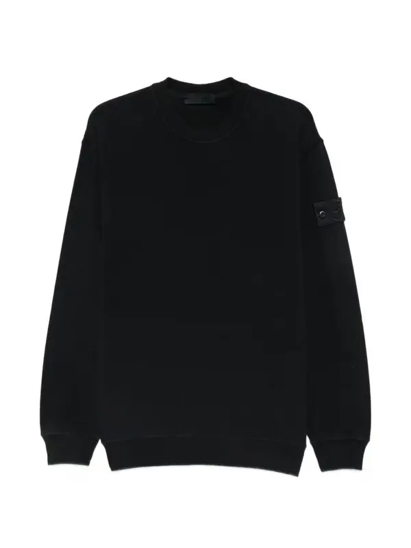 Stone Island Logo-patch Long-sleeve Sweater