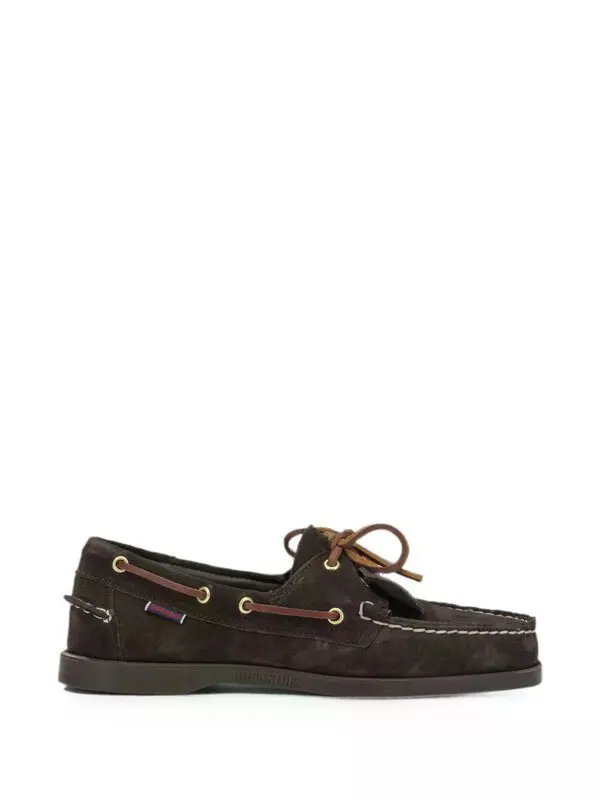 SEBAGO Portland Artisan Suede Boat Shoes - Brown