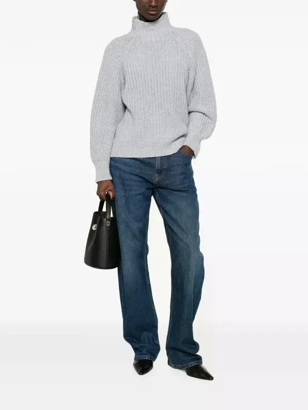 Liviana Conti Ribbed-knit High-neck Sweater