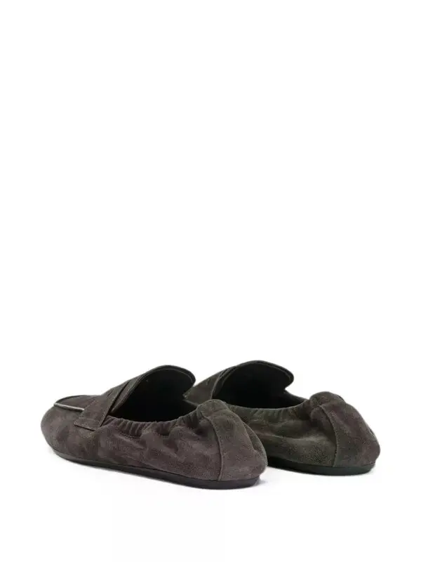 Prada Suede Slip-on Loafers