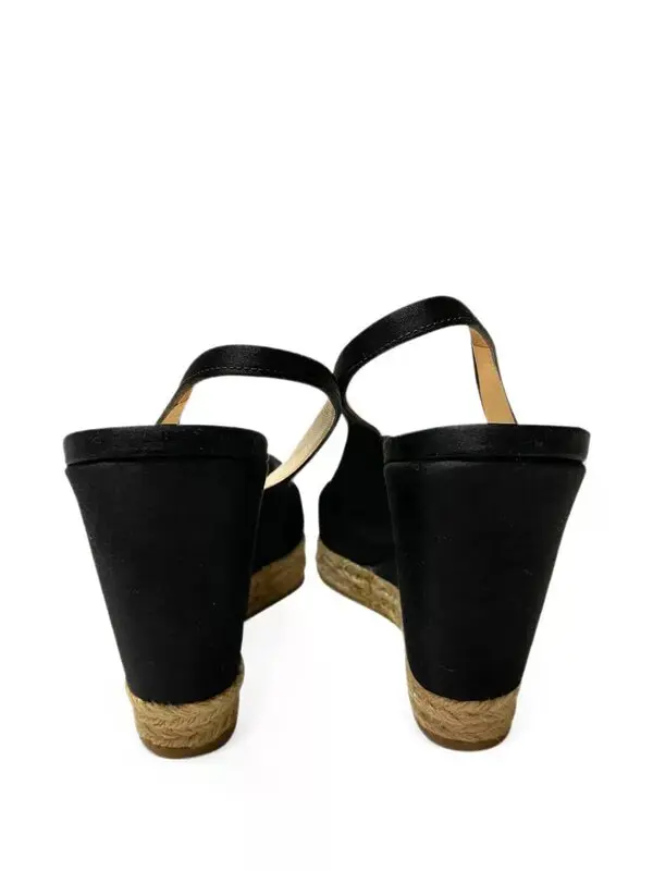 Prada Flower-detail Espadrilles - Black