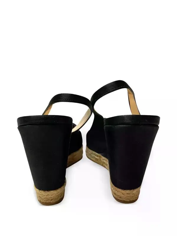 Prada Flower-detail Espadrilles - Black