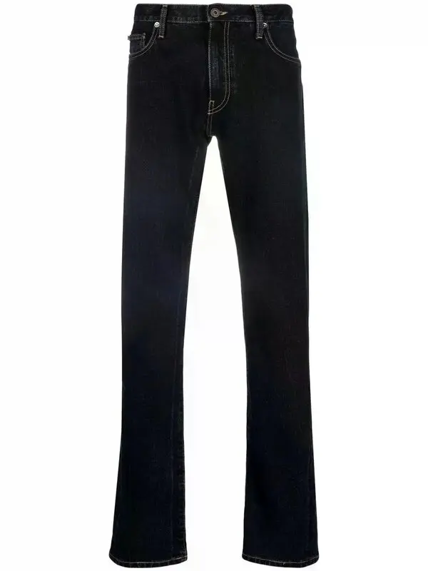 Off-White Diagonals Slim-fit Jeans - Blue