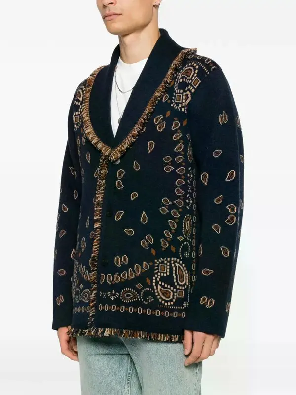 Alanui Paisley-jacquard Cardigan