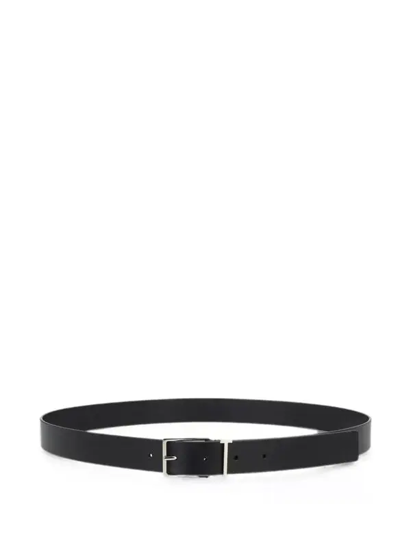 TOM FORD T-logo Leather Belt - Black