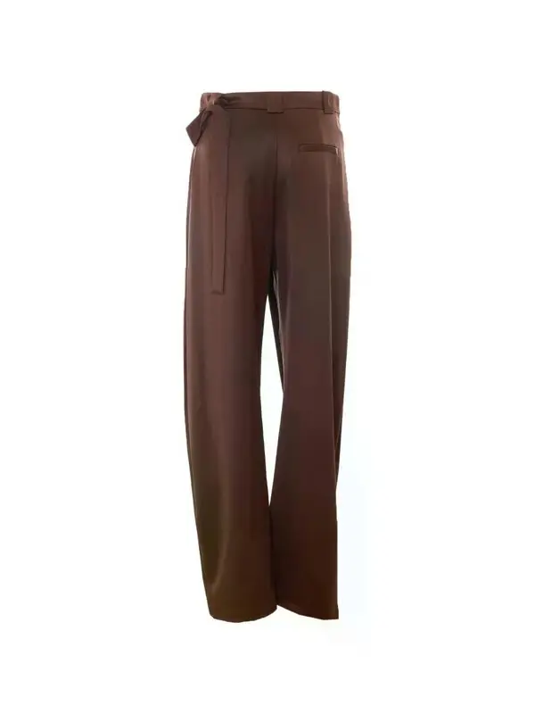 Pinko Asymmetrical Waistband Pleated Trousers