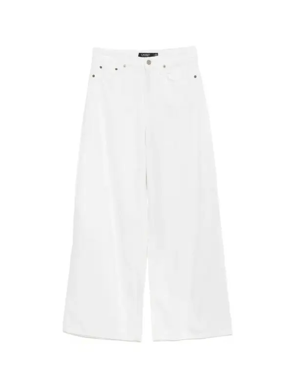Ralph Lauren High-rise Wide-leg Jeans - White