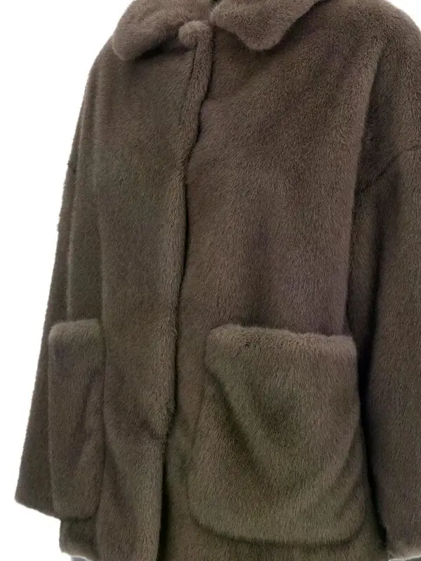 Herno Faux-fur Patch-pocket Jacket